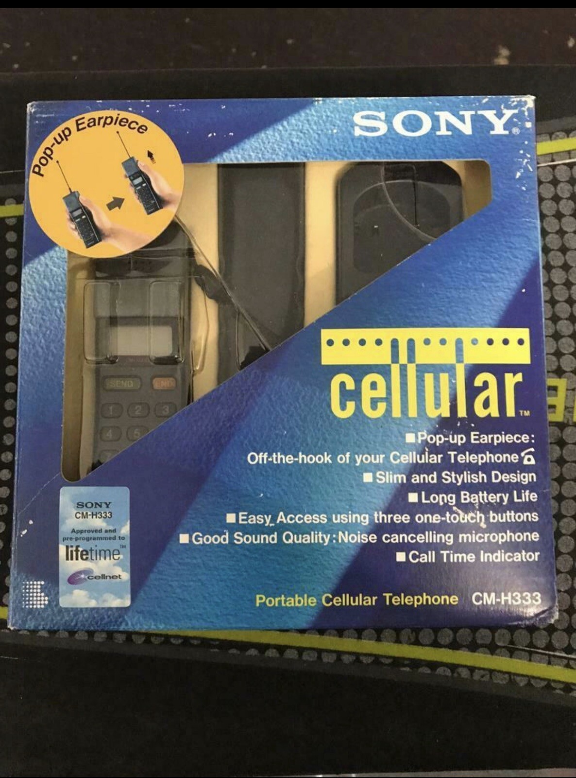 SONY CM-H333 (Mars Bar Phone) Vintage Portable Cellular Mobile | eBay UK