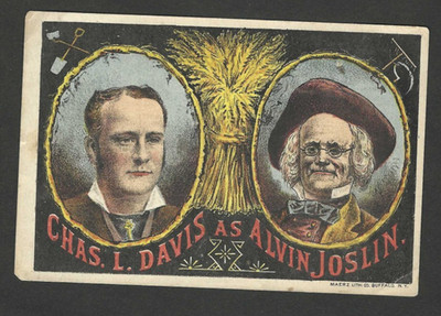 Theatre Trade Card Alvin Joslin Funniest Play Ever Written Charles ...