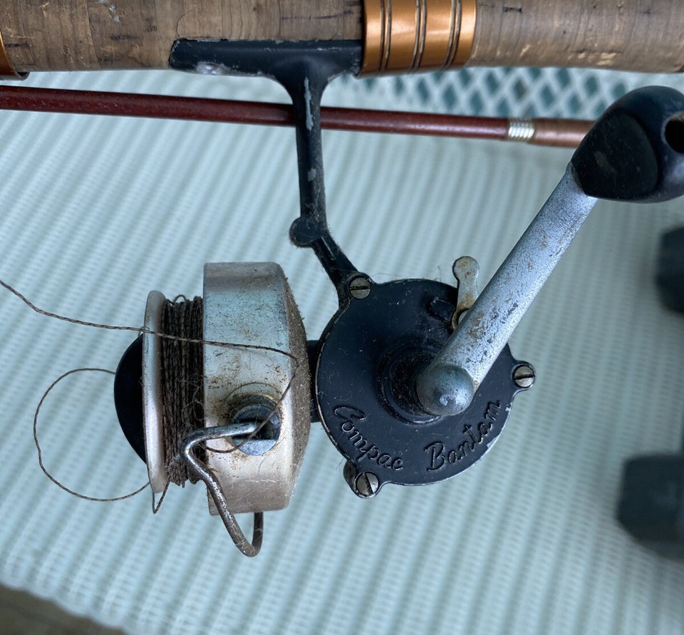 Vintage Rare Yankee Clipper Fishing Rod 5.5ft 2 Oz With Compac Bantam ...