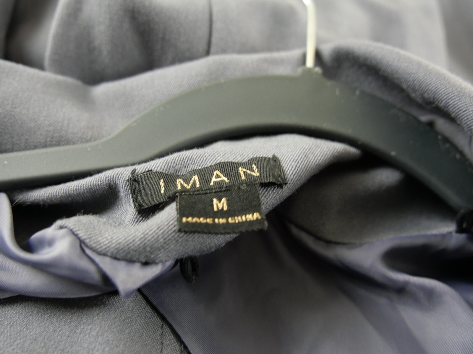 IMAN Women's M Gray Stretch Sports Jacket Blazer, Removable Hood ...