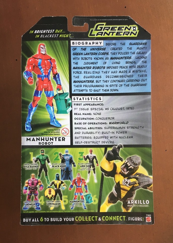BRAND NEW DC Universe Green Lantern Classics Manhunter Robot Wave 1 ...