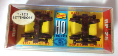 Lindberg Freight Trucks T 125 Wheels "Spring" Loaded HO Scale Vintage ...