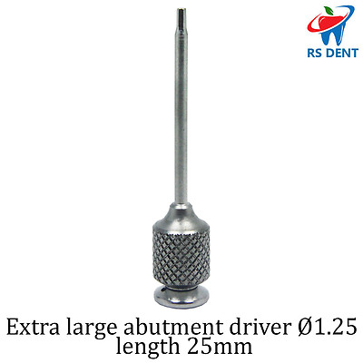 Dental Driver Implant Abutment Extra Long 25mm Stainless Steel Ø1.25mm ...