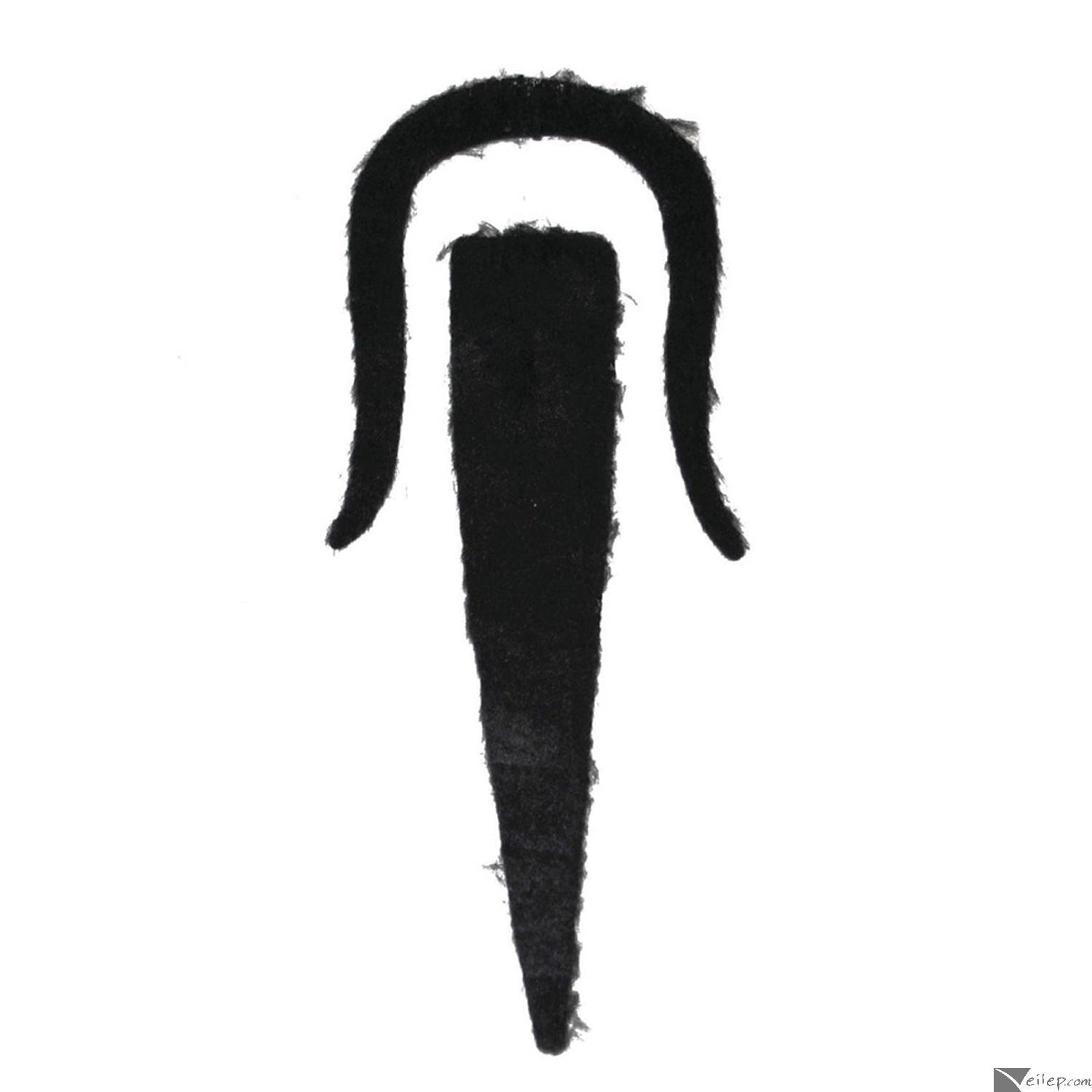 Funny Fashion Asian Samurai Fu Manchu Moustache Costume Goatee, Black ...