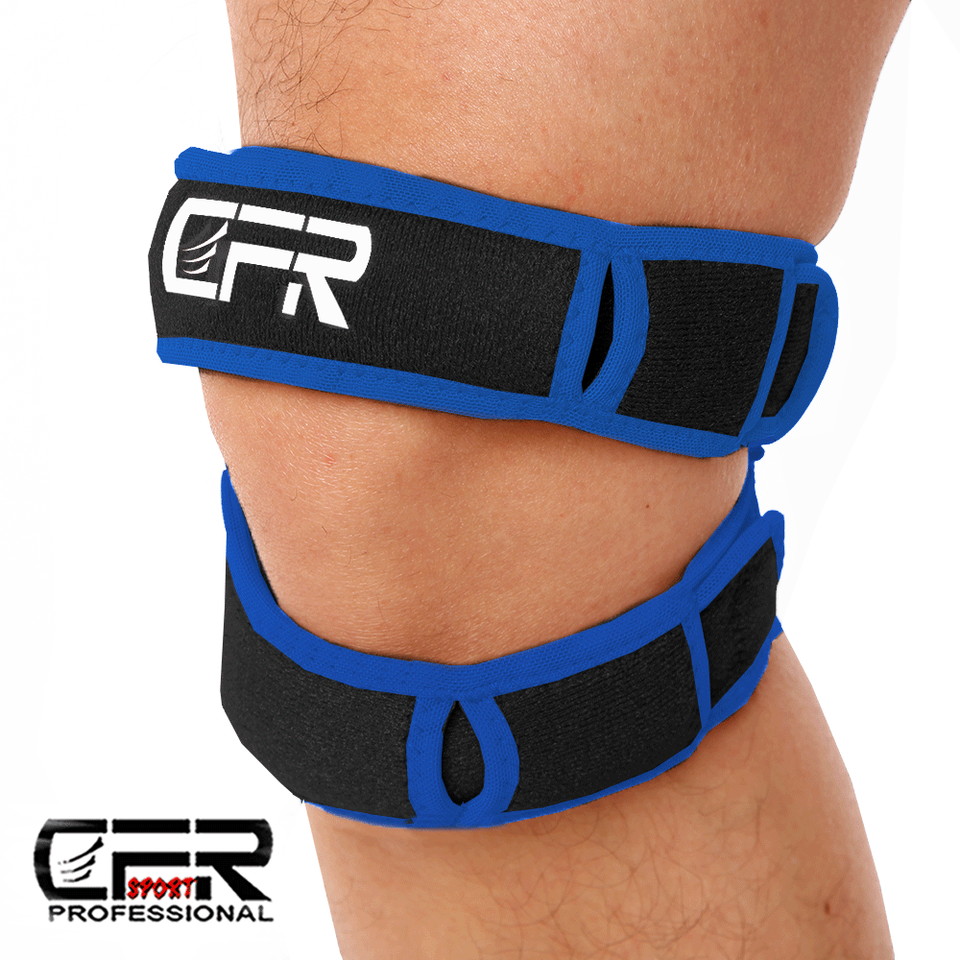 Knee Pain Relief Support Brace Patella Tendon Strap Soccer Basketball ...