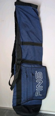 Ping Moonlite Golf Carry Bag Navy Blue Black Sunday Lightweight Single ...