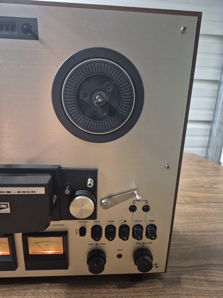 Vintage AKAI GX-230D Reel To Reel 3-Motor Direct Drive Auto Reverse ...