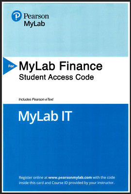 MyFinanceLab with eText for “MyLab Finance” (access card only, no book ...