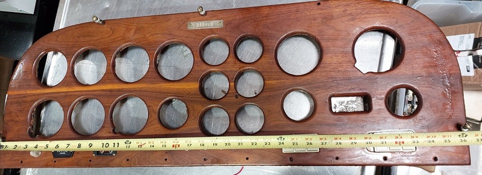 Rare Vintage World War II Military Aircraft Instrument Control Panel ...