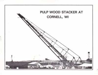 Pulp Wood Stacker at Cornell WI, Wisconsin | eBay