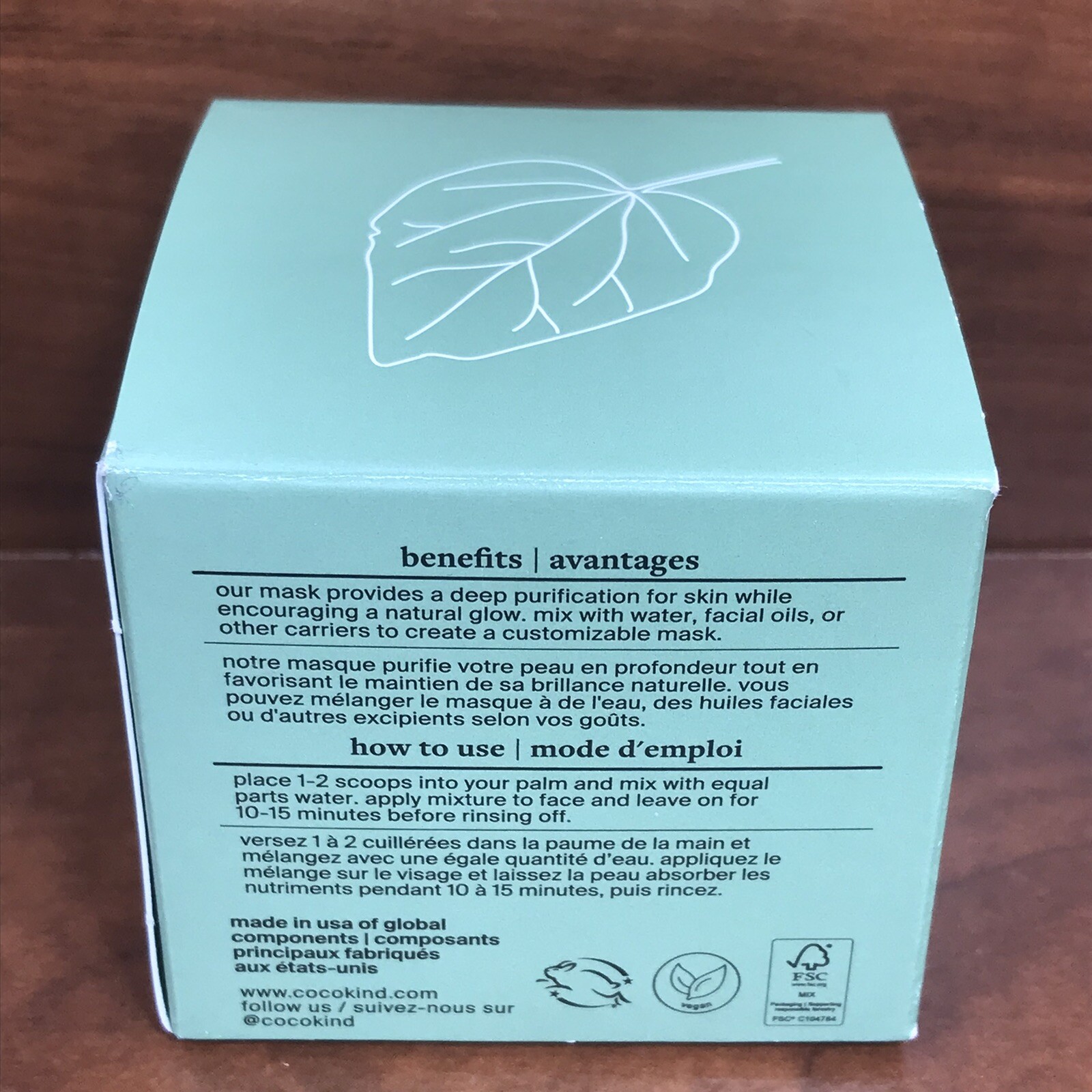 Cocokind+Organic+Chlorophyll+Mask+2+Oz+Detoxifying+Facial+Treatment for ...