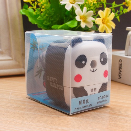 Cute Cartoon Animals Pencil Sharpener Panda Hand Crank Manual Pen ...