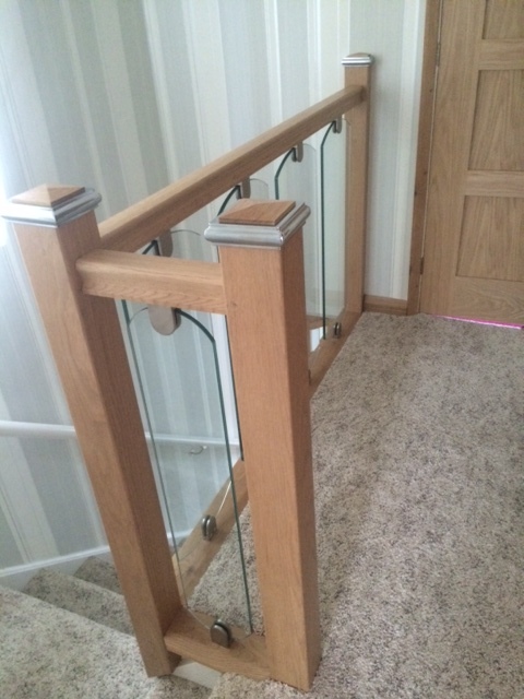 10mm Glass Decking Spindle Panel Railing Infills. Staircase Toughened ...