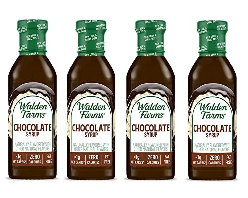 Sugar-Free & Fat-Free & Zero-Calorie Chocolate Syrup Net WT 12 oz - 4 ...