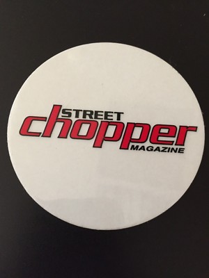Street Chopper Magazine 3" Clear ORIG Sticker Motorcycle Harley Chopper ...