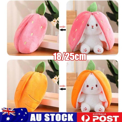 Easter Bunny Stuffed Animal Cute Rabbit Plushies Hide-and-Seek Bunny ...