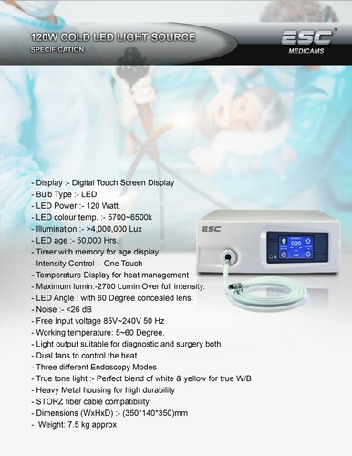 Cold LED Light Source Endoscopy Medical Rigid Endoscope ENT Laparoscopy ...