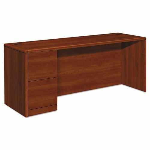 HON 10708LCO 10700 Series Cognac Laminate Left-pedestal Credenza H10708 ...