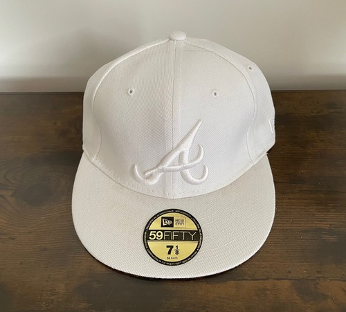Atlanta Braves ATL MLB Game Authentic 59FIFTY Fitted Cap Hat Size 7 1/8 ...