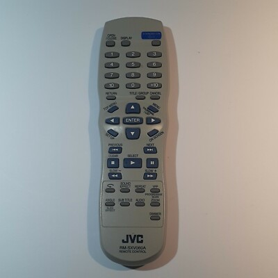 JVC DVD Remote Control RM-SXV060A Original Tested Working | eBay