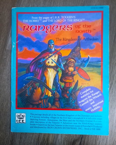 Rangers Of The North The Kingdom of Arthedain MERP ICE #3000 1st ...