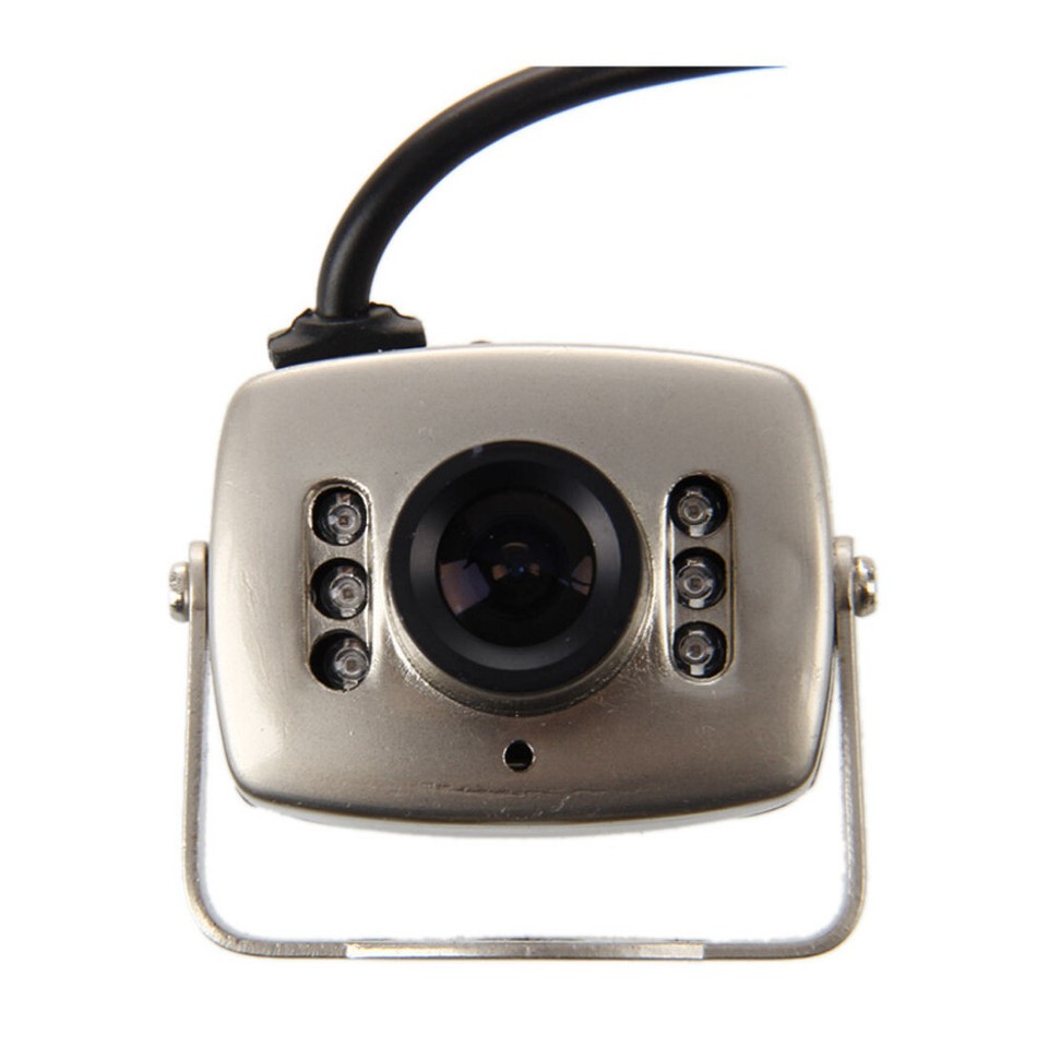 CCTV HD 600TVL Audio Video Recorder MIC Color MIni IR Camera Car Night ...