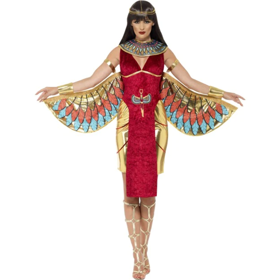Ladies Egyptian Queen Goddess Ancient Egypt Cleopatra Costume Fancy ...