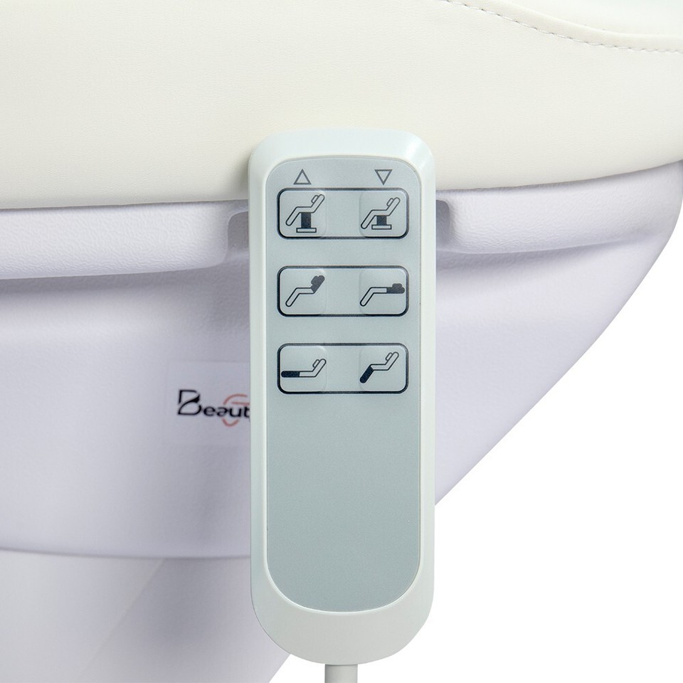 Beautyace Aglaia Electric Facial Bed Beauty Chair White Massage Beds ...