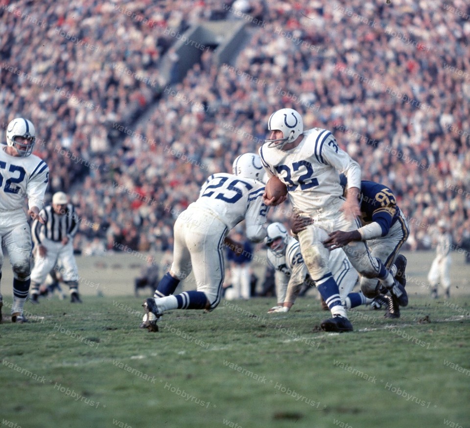 BALTIMORE COLTS vs LA RAMS NFL Football 1961 Original 120mm Photo ...
