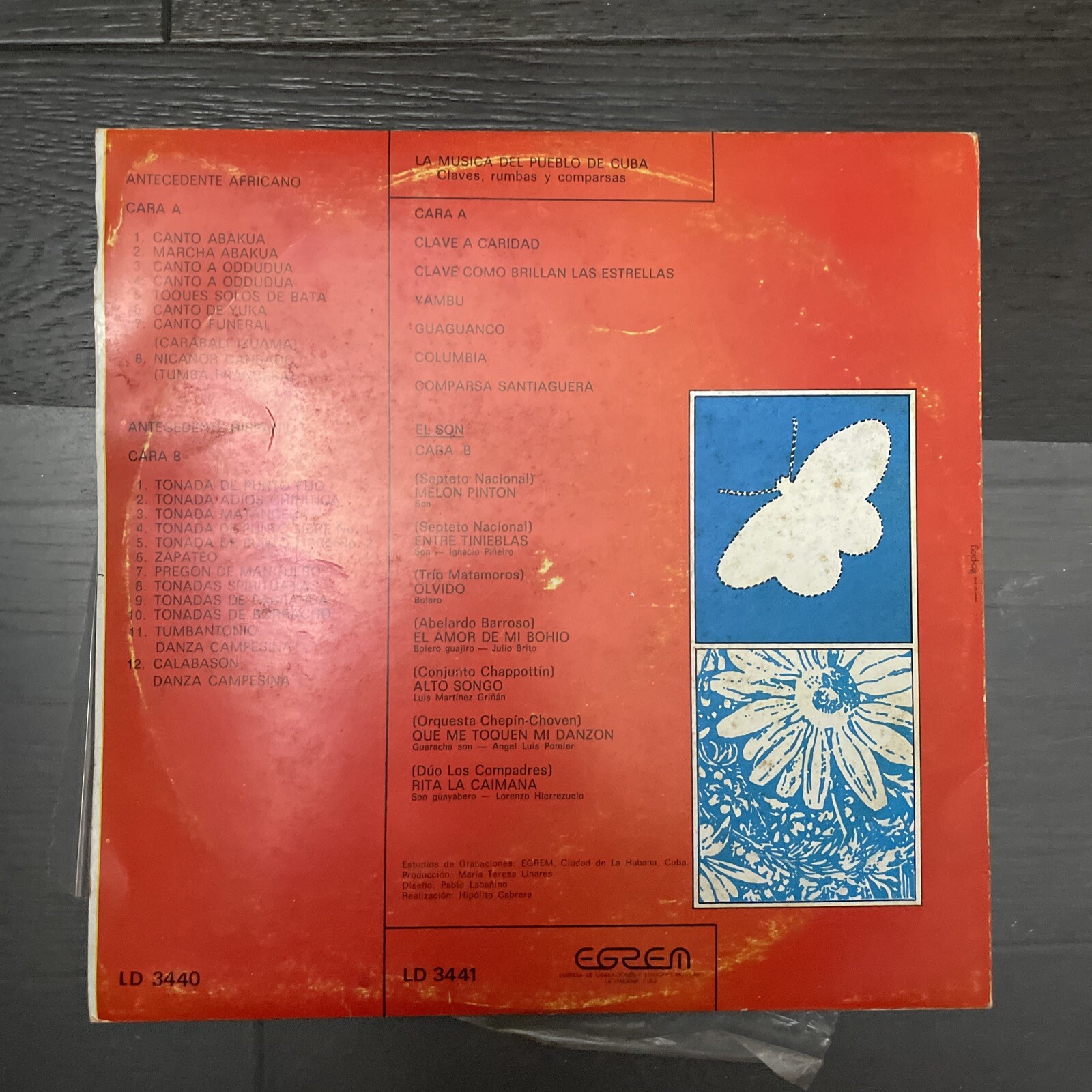 Cuban LP / LA MUSICA DEL PUEBLO DE CUBA / Double Album / Areito LD3440 ...