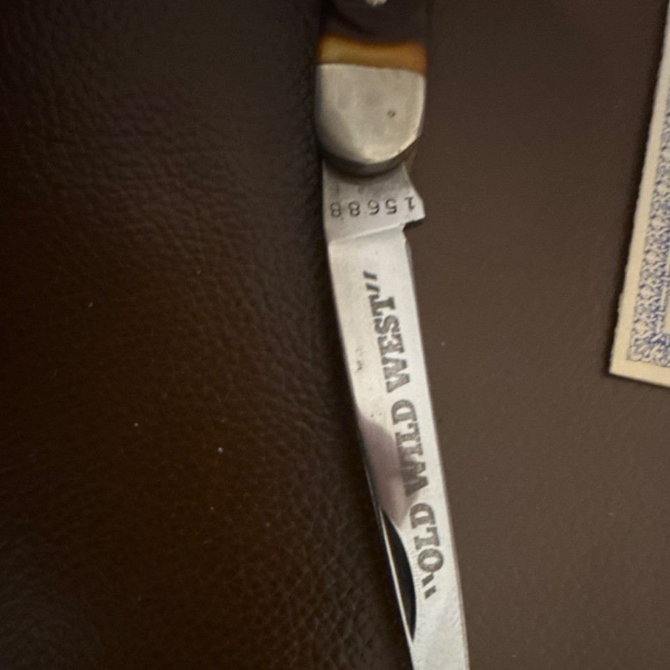 Böker 1977 Great American Story Pocketknife Buffalo Bill Sitting Bull ...
