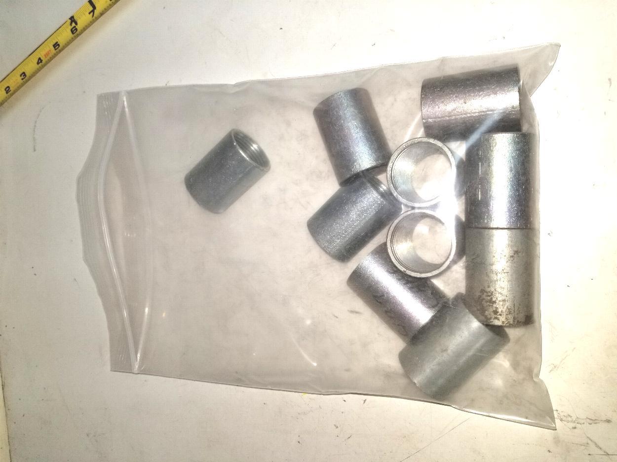 WHEATLAND TUBE 1'' STEEL CONDUIT COUPLING 08458 -Lot of 10 NEW-WITH 10 ...