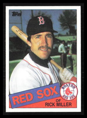 Rick Miller 1985 Topps #502 Boston Red Sox | eBay