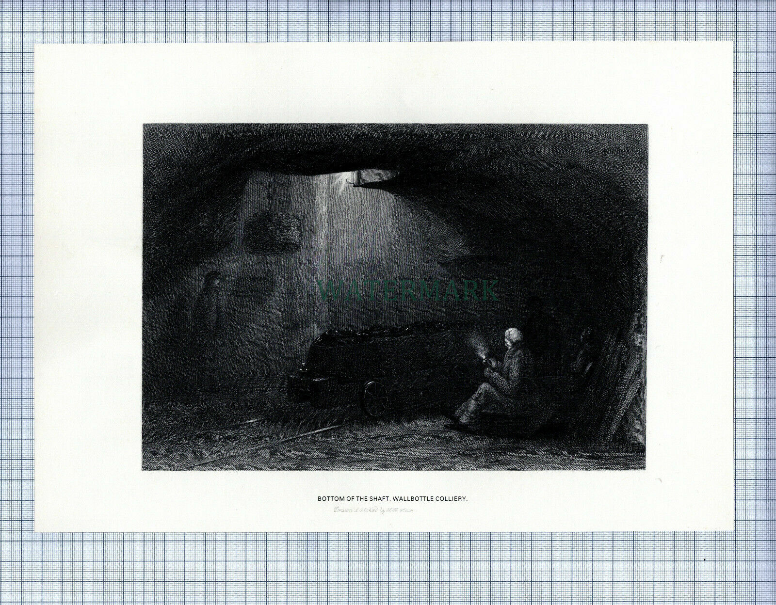 BENWELL STAITH WALLBOTTLE COLLIERY MINE MINING PRINT 1987 (X1708) | eBay