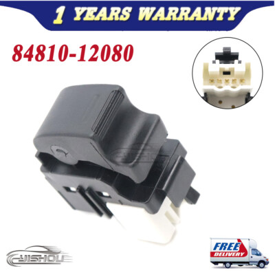 84810-12080 Front Passenger Side & Rear Power Window Switch For Toyota ...