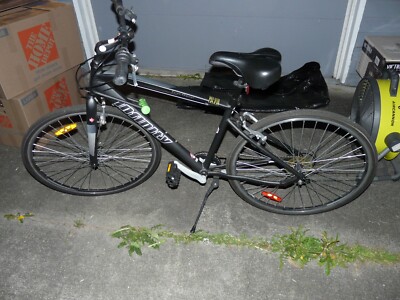 Infinity Boss Three 7 Speed 700c Men's Hybrid Bike Matte Black | eBay