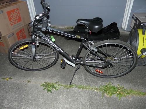 Infinity Boss Three 7 Speed 700c Men's Hybrid Bike Matte Black | eBay