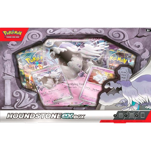Pokemon TCG: Houndstone ex Collection Box - 4 Booster Packs NEW | eBay