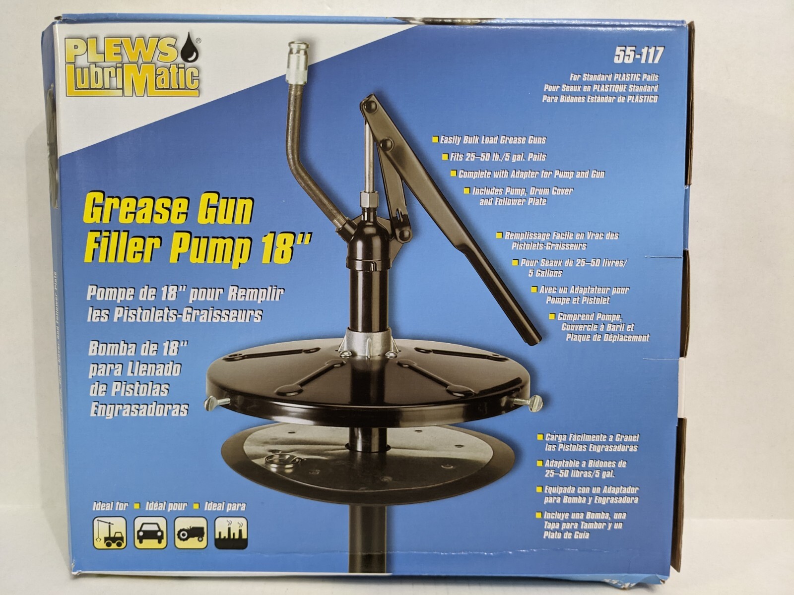Legacy L3060 Grease Gun Filler Pump 35 Lb./5 Gal. for sale online | eBay