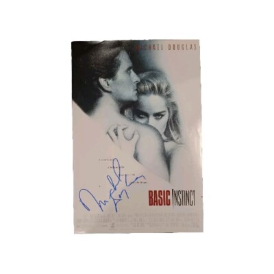 Michael Douglas Basic Instinct Signed Autographed 12x18 Photo Movie ...