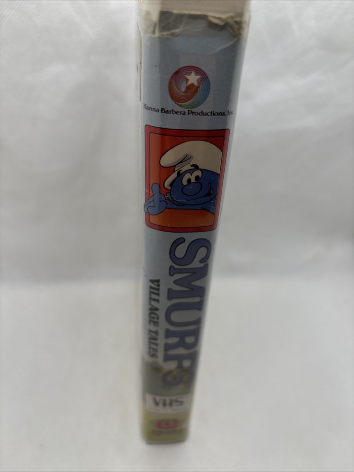 SMURFS VILLAGE TALES VHS 1987 Case Only Hanna-Barbera Worldvision Home ...
