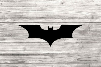 Art Project Paint Reusable Stencil Silhouette - Batman Bat Symbol Dark ...
