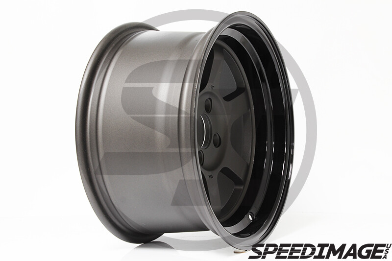 ROTA WHEELS GRID V 15X8 +0 4X114.3 GUNMETAL BLACK LIP DATSUN 240Z ...