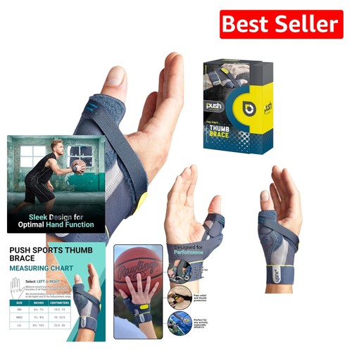 Durable Thumb Stabilization Brace - Right Hand, Pain Relieving ...
