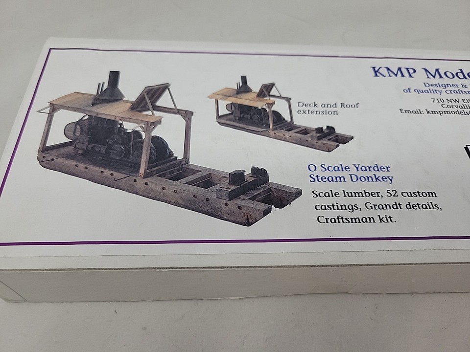 KMP Models O-scale Yarder Steam Donkey Craftsman Model Kit NEW | eBay