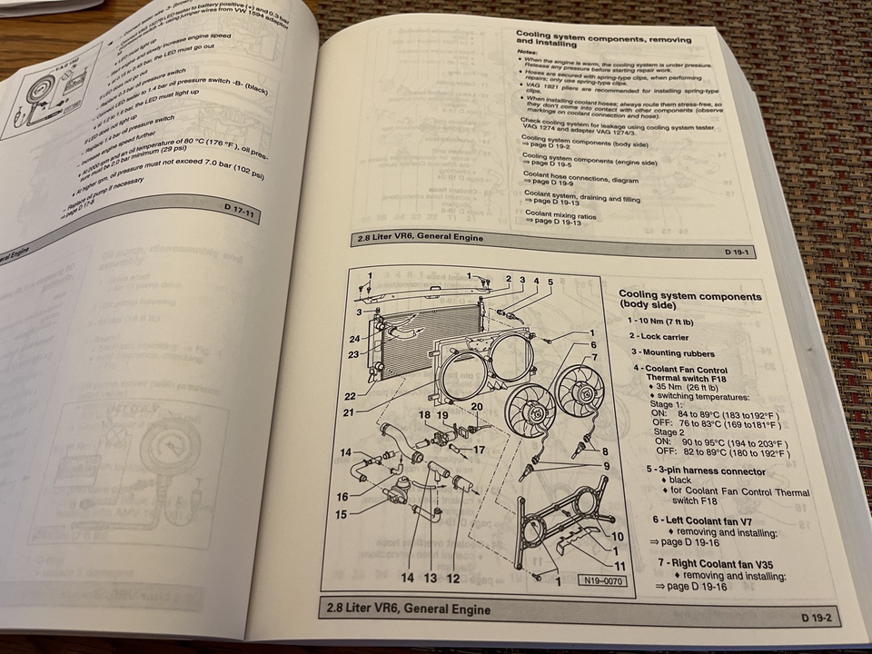 Eurovan factory repair service manual set 1992-1999 good condition. Vol ...