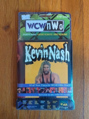 NEW WCW nWo Kevin Nash 10 ft Decorative Border Wall Wrestling WWE WWF ...