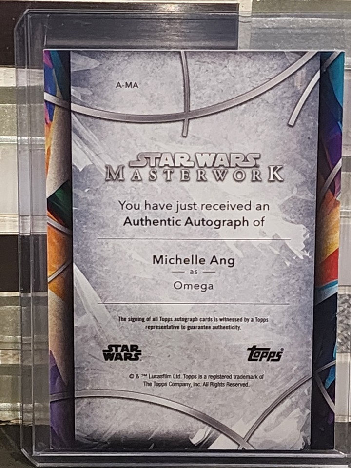 2024 Topps Star Wars Masterwork Michelle Ang OMEGA Auto | eBay