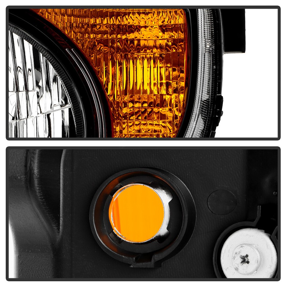 For 2003-2008 Honda Element DX|EX|LX Balck Headlights Headlamps Set ...