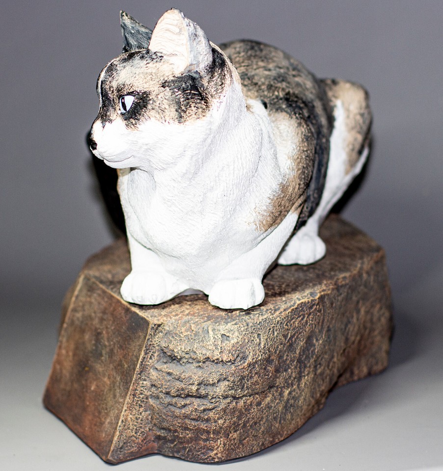 Cat Grave Tombstone Memorial Urn Cemetery Figure Ash Holder Box ...